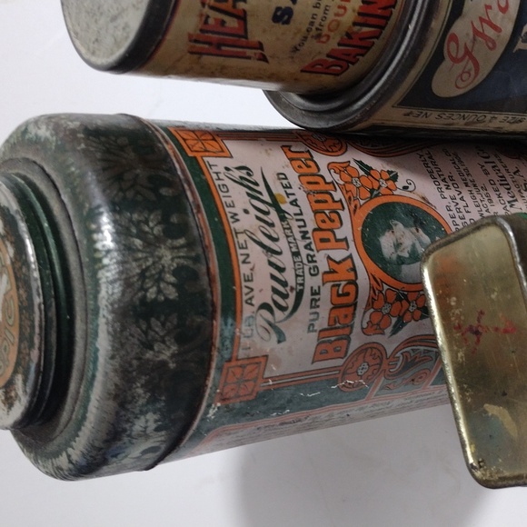 Vintage | Accents | Vintage Spice Tin Boxes And Card Boxes | Poshmark